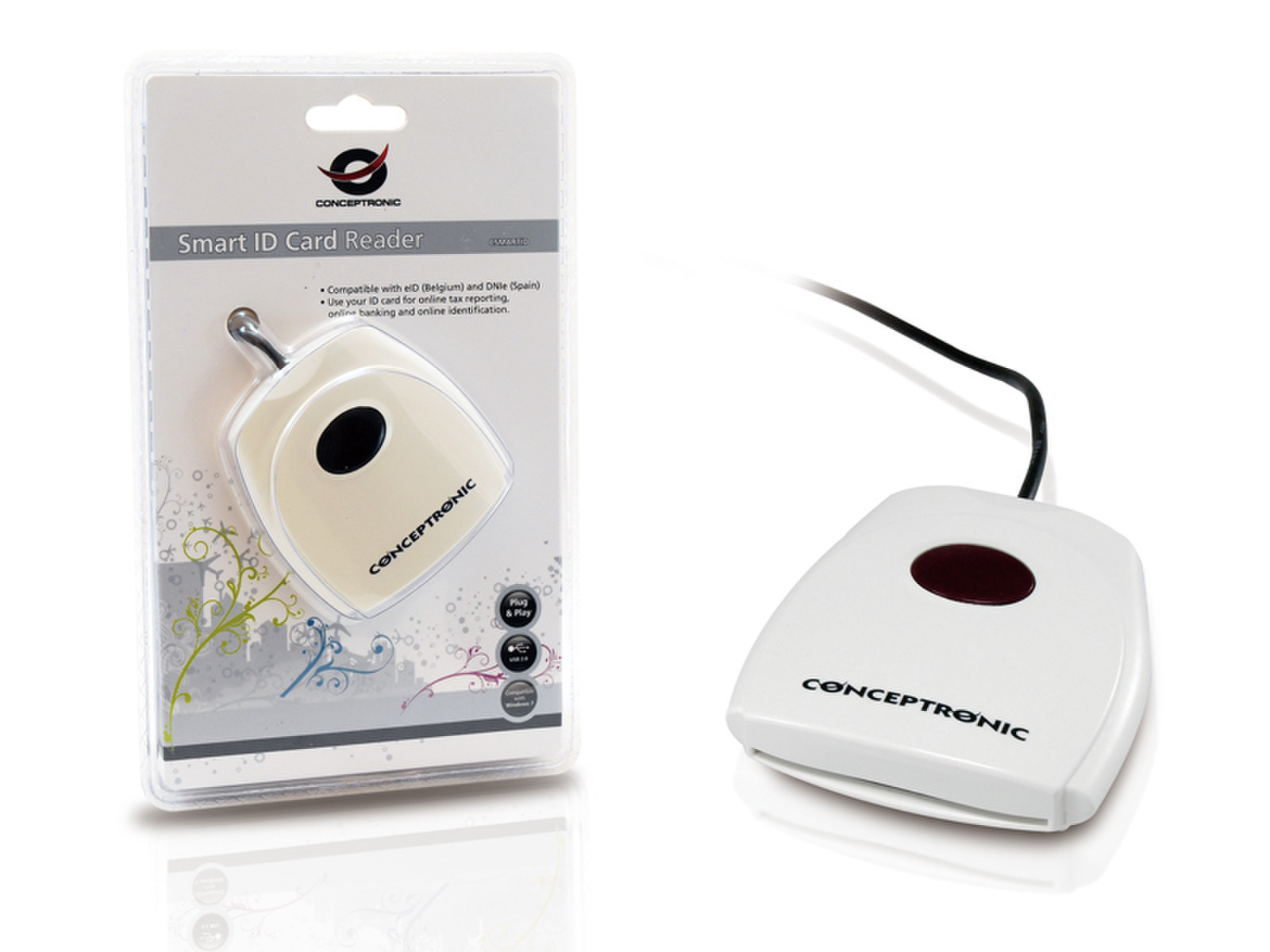 ᐈ Conceptronic Smart ID Card Reader • Compare prices • Technical ...