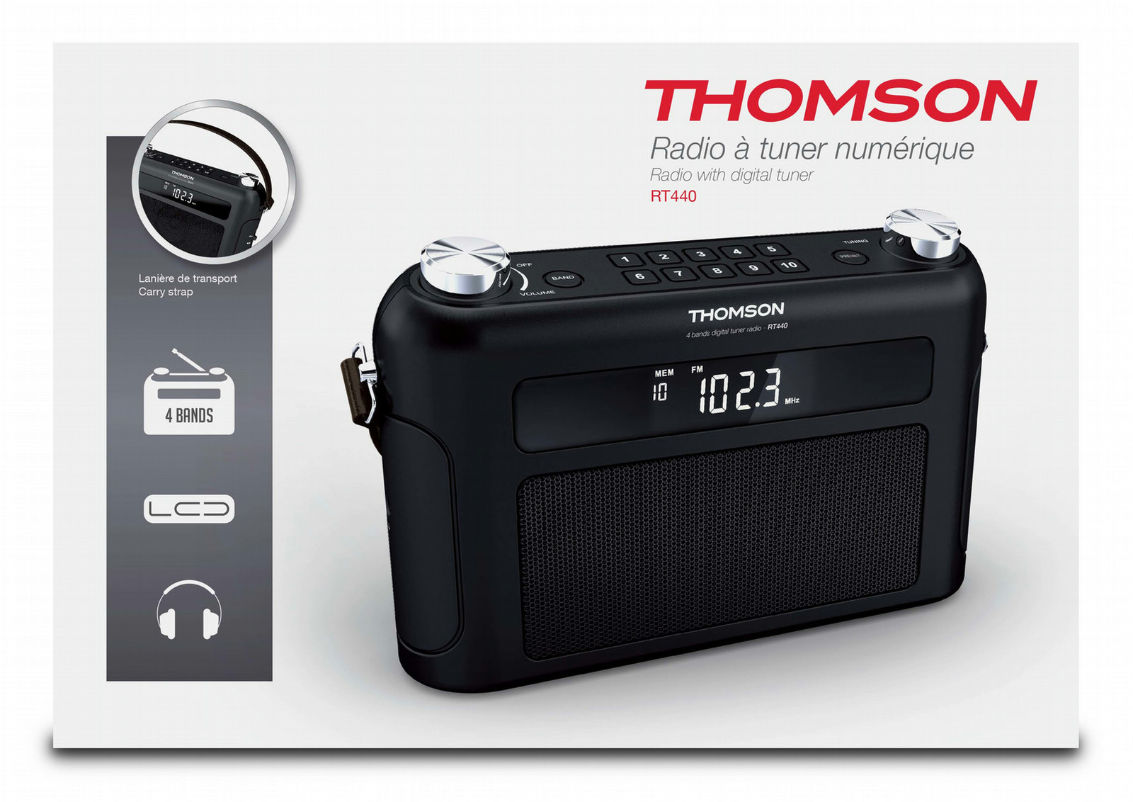 ᐈ Thomson Radio Portable 4 Bandes купить • Цены, Технические ...