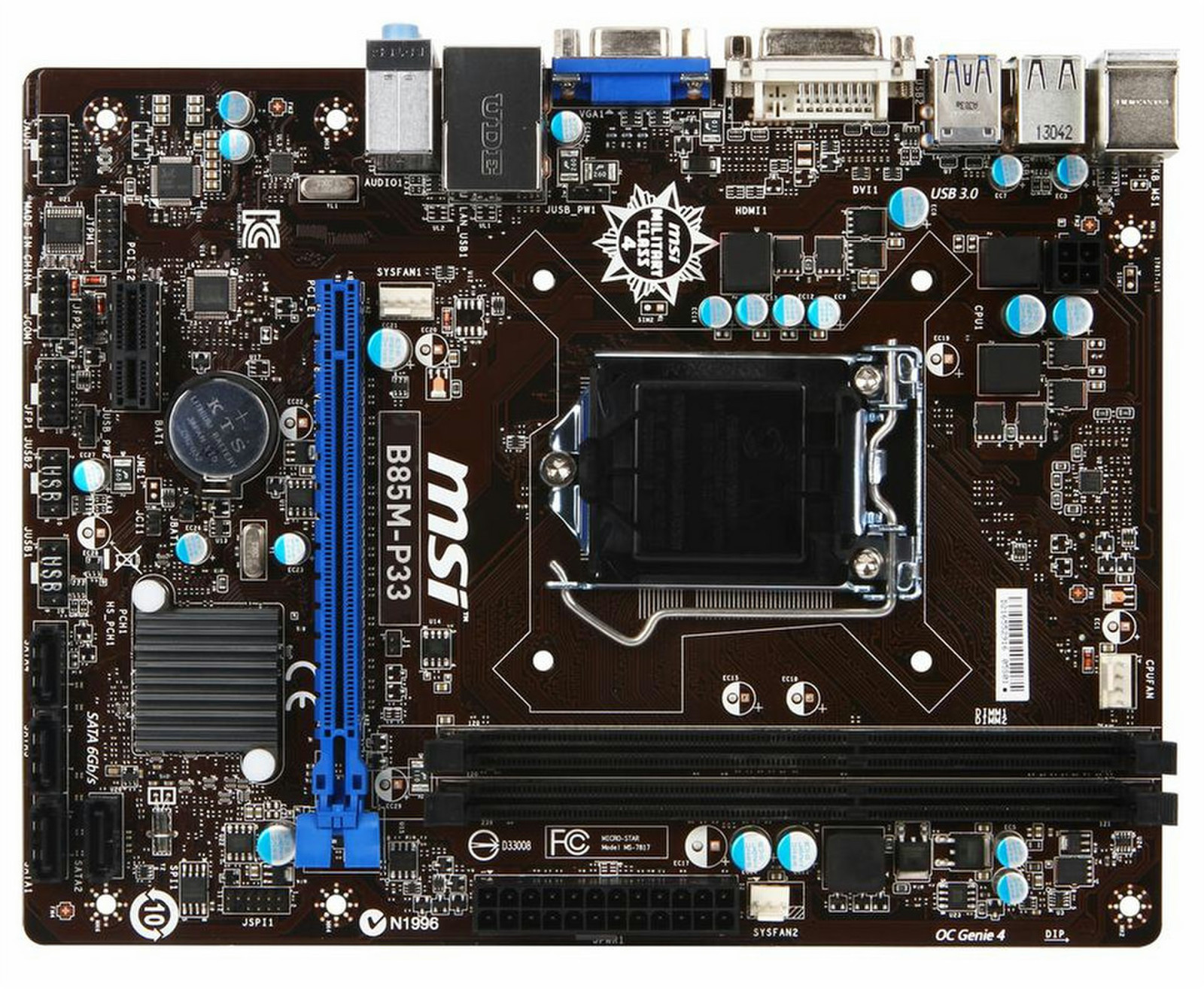 ᐈ MSI B85M-P33 • best Price • Technical specifications.