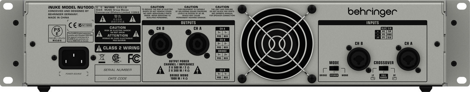 ᐈ Behringer iNUKE NU1000 купить • Цены, Технические характеристики, Фото.