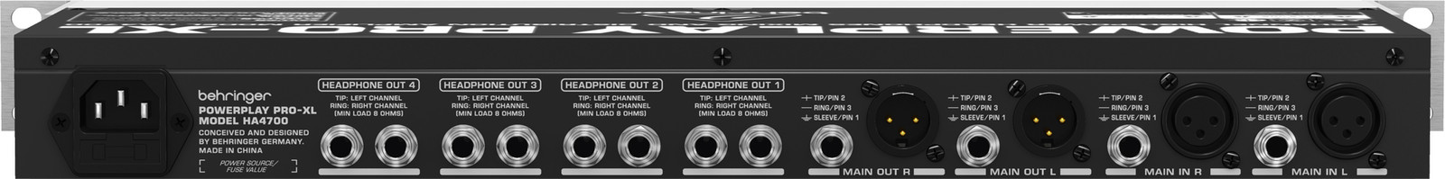 ᐈ Behringer HA4700 • Compare prices • Technical specifications.