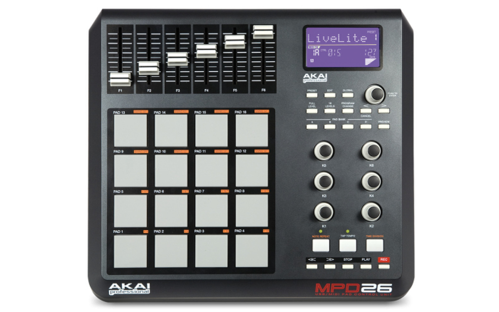ᐈ Akai MPD26 • Compare prices • Technical specifications.