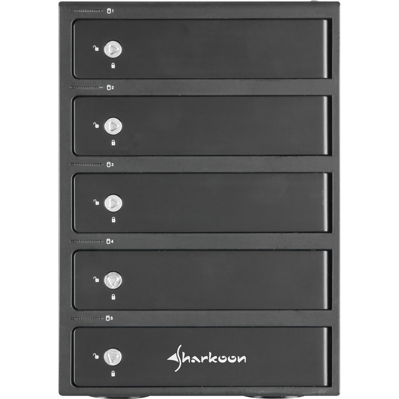 ᐈ Sharkoon 5-BAY RAID Box • Compare prices • Technical specifications.